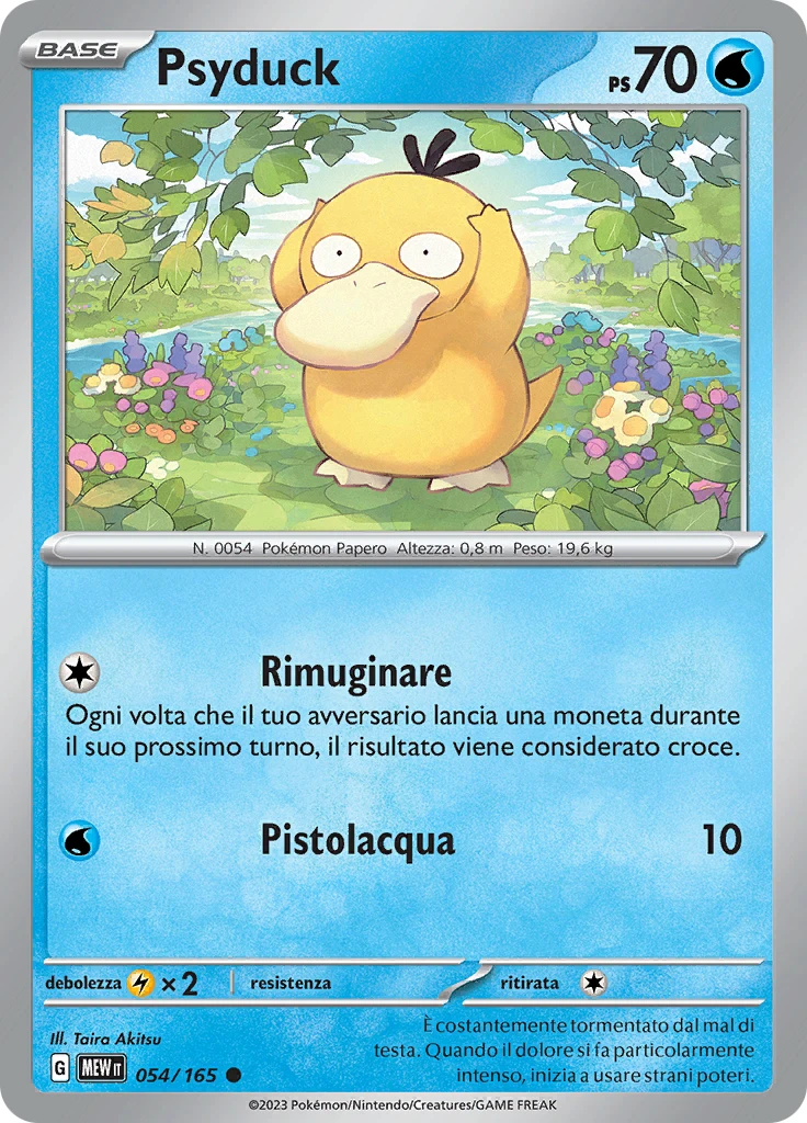 Psyduck - MEW 054/165 IT - Comune standard e Reverse - 151