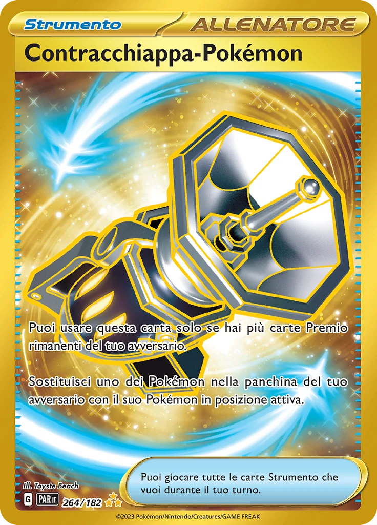 Contracchiappa-Pokémon - PAR 264/182 IT - Rara Segreta