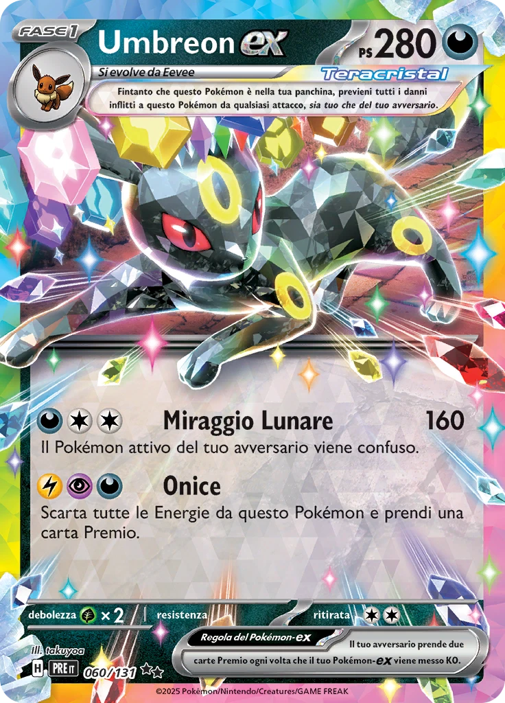 Umbreon EX - PRE 060/131 IT - Doppia Rara