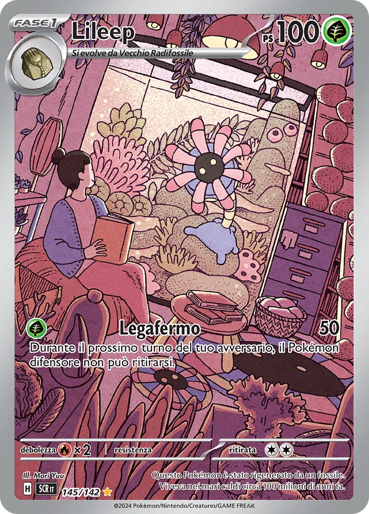 Lileep - SCR 145/142 IT - Illustrazione Rara